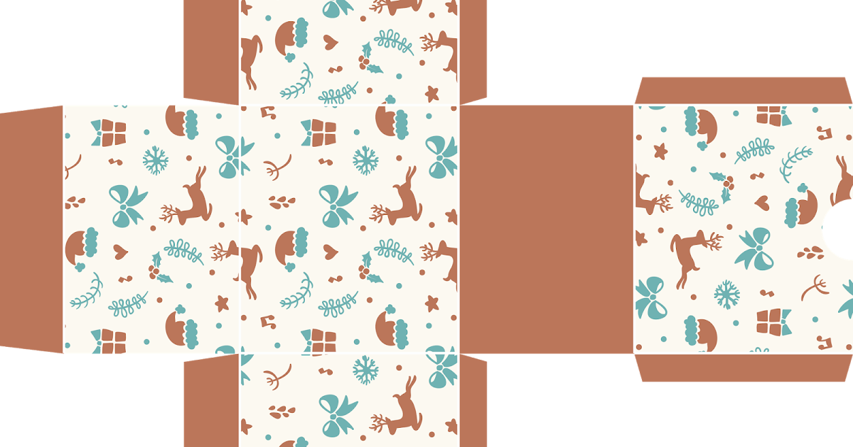 Free Printable Cube Boxes for Christmas. - Oh My Fiesta! in english