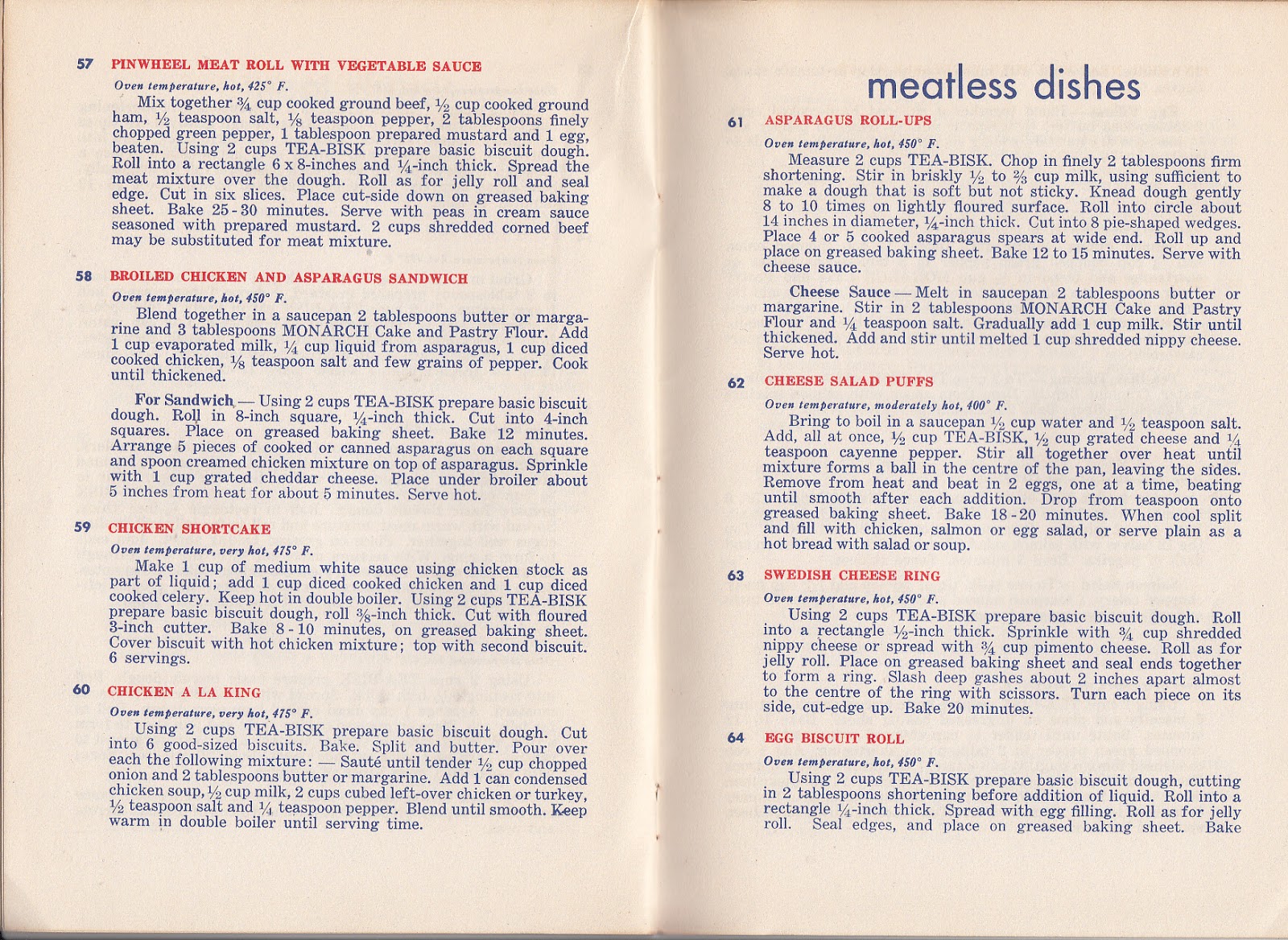 The Left Chapter: What's Cooking: 101 Short-Cuts with Tea-Bisk f. Tea ...