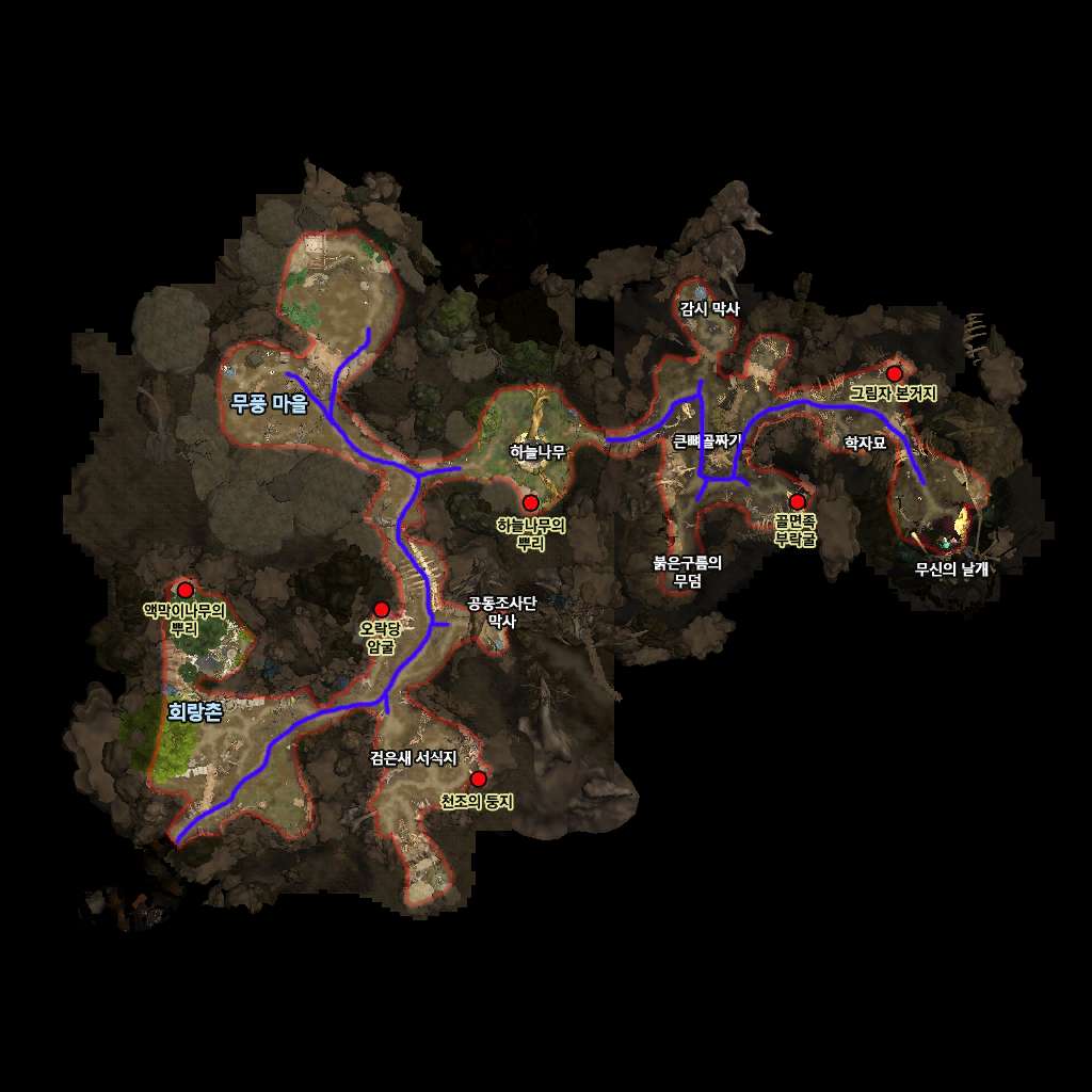 Blade And Soul World Map - Map