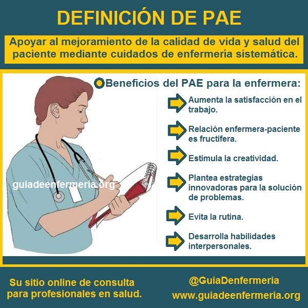 DEFINICIÓN DEL PAE - GUÍA DE ENFERMERÍA