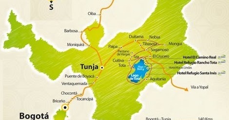 Laguna de Tota en Boyacá Colombia: Ubicacion Geografica