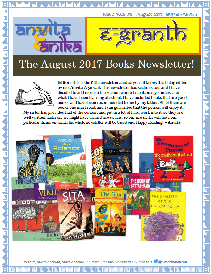 Anvita's Blog: August 2017 Newsletter - Secrets of Zynpagua by Ilika Ranjan