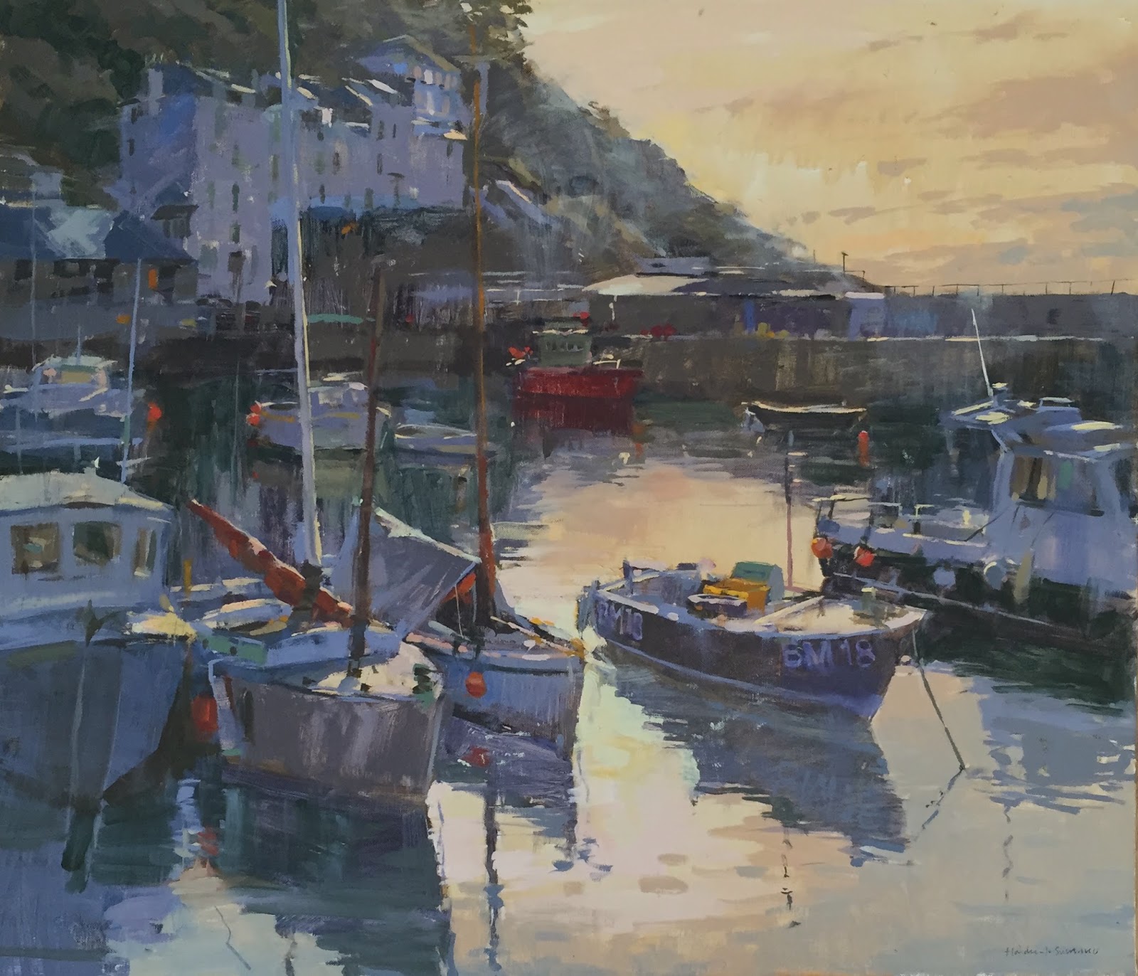 Haidee-Jo Summers artist : Royal Society of Marine Artists exhibition