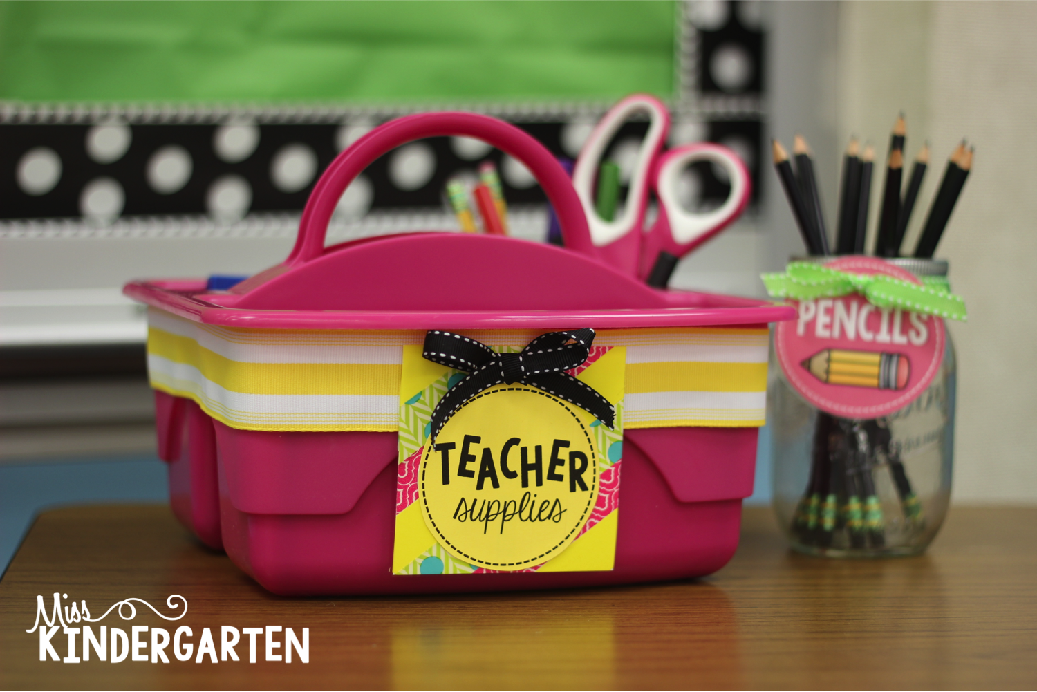 Decorating Table Caddies #makeamazing - Miss Kindergarten