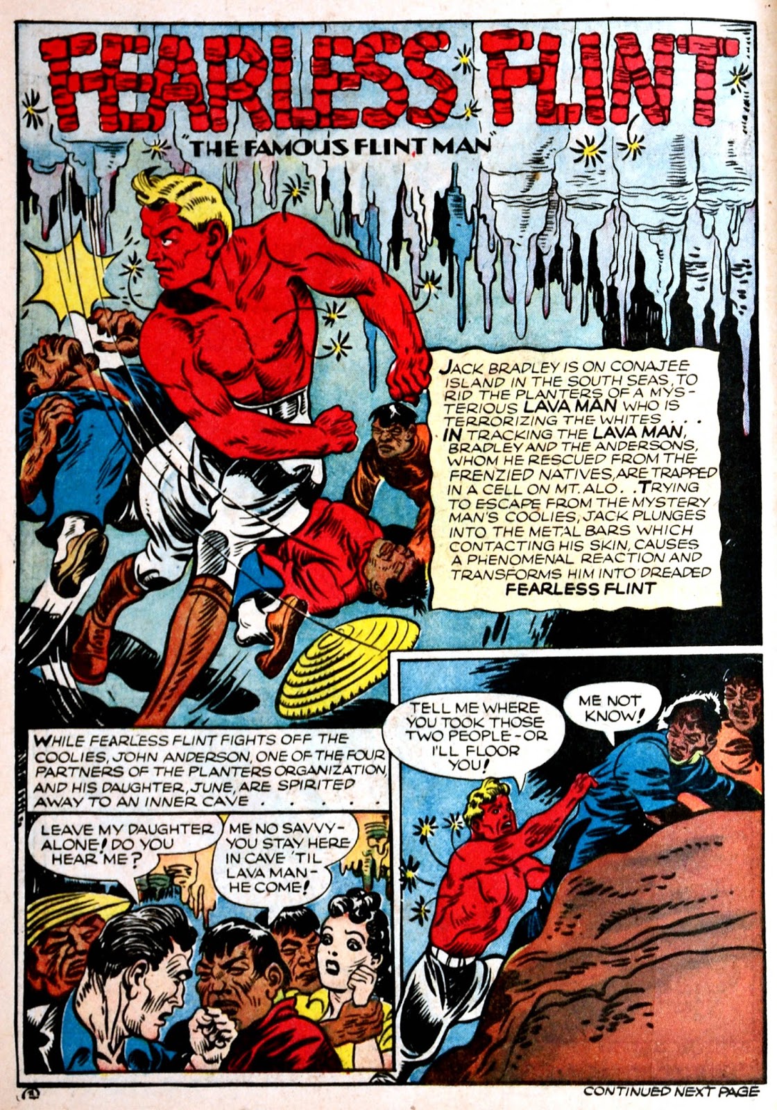 Four-Color Shadows: Fearless Flint-H.G. Peter-1942