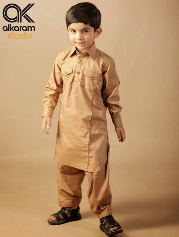 Kids Eid Summer Dresses 2014 | Kids Collection 2014 by Alkaram Studio ...