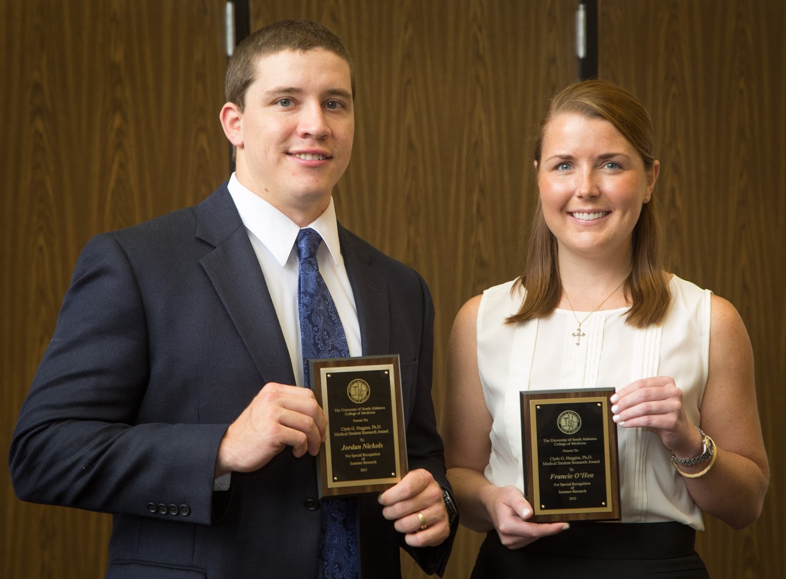 Med School Watercooler: Clyde G. 'Sid' Huggins Medical Student Research ...