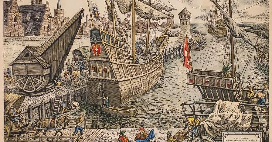 A Journey of Postcards: Hanseatic cities