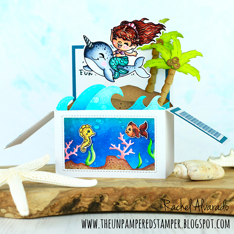 Mermaid Trolls Box Card – Craftin Desert Divas