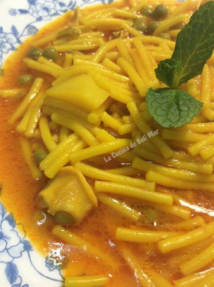 La Cocina de Beli Mar: FIDEOS CON CALAMARES