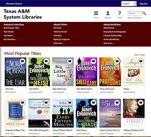 Library Online Lounge - Tarleton Libraries: OverDrive eBooks!