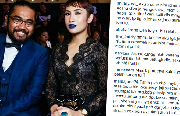 GAMBAR Terlajak Seksi Ozlyn Isteri Johan Teruk Di Kecam Oleh Netizen ...