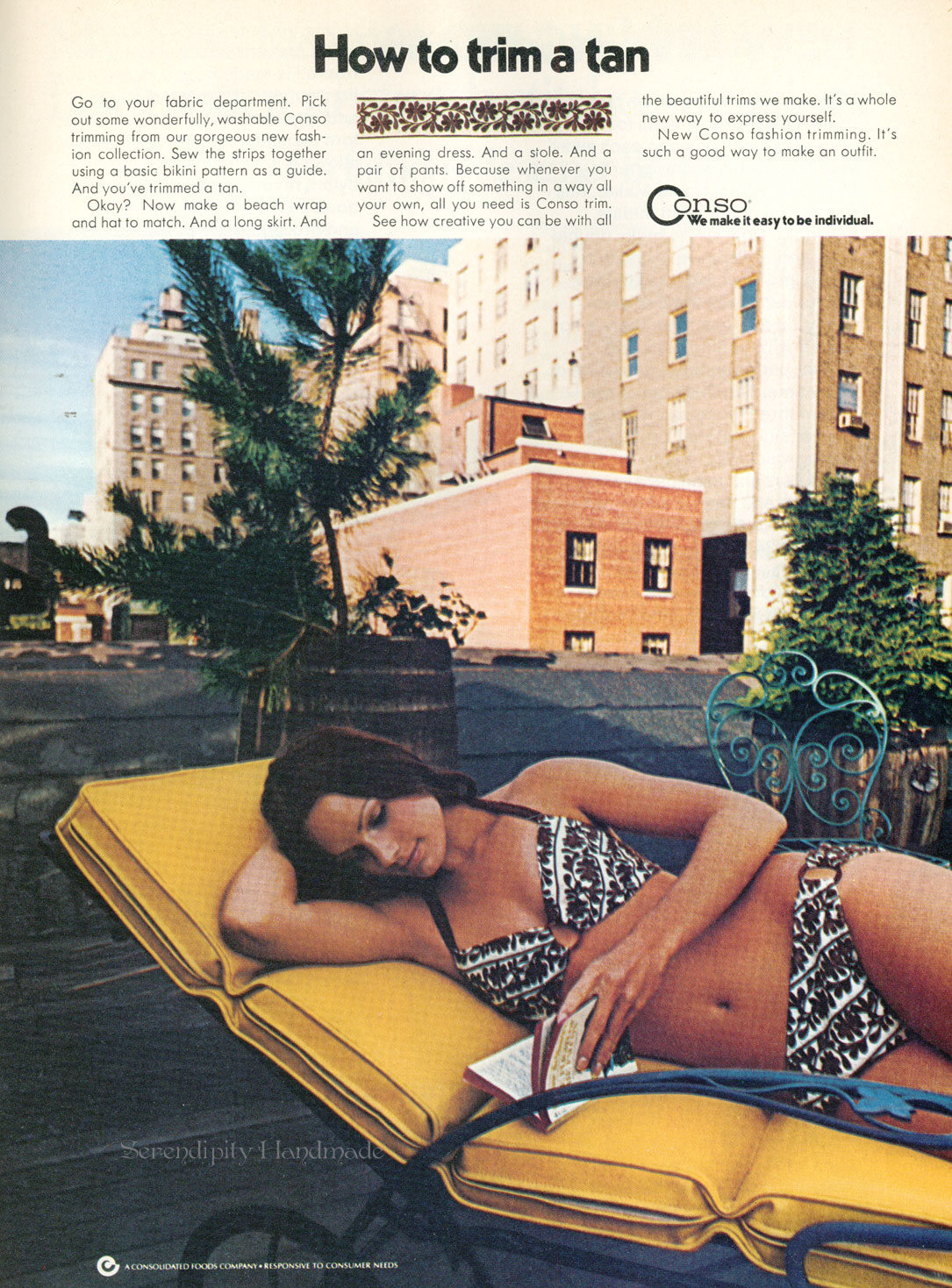 Serendipity Handmade Madison Avenue Monday How To Trim A Tan