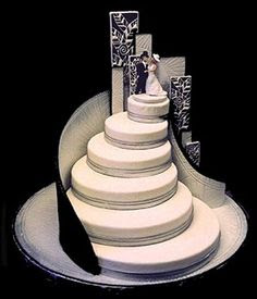 Wedding Cakes: Stairs Wedding cake idea