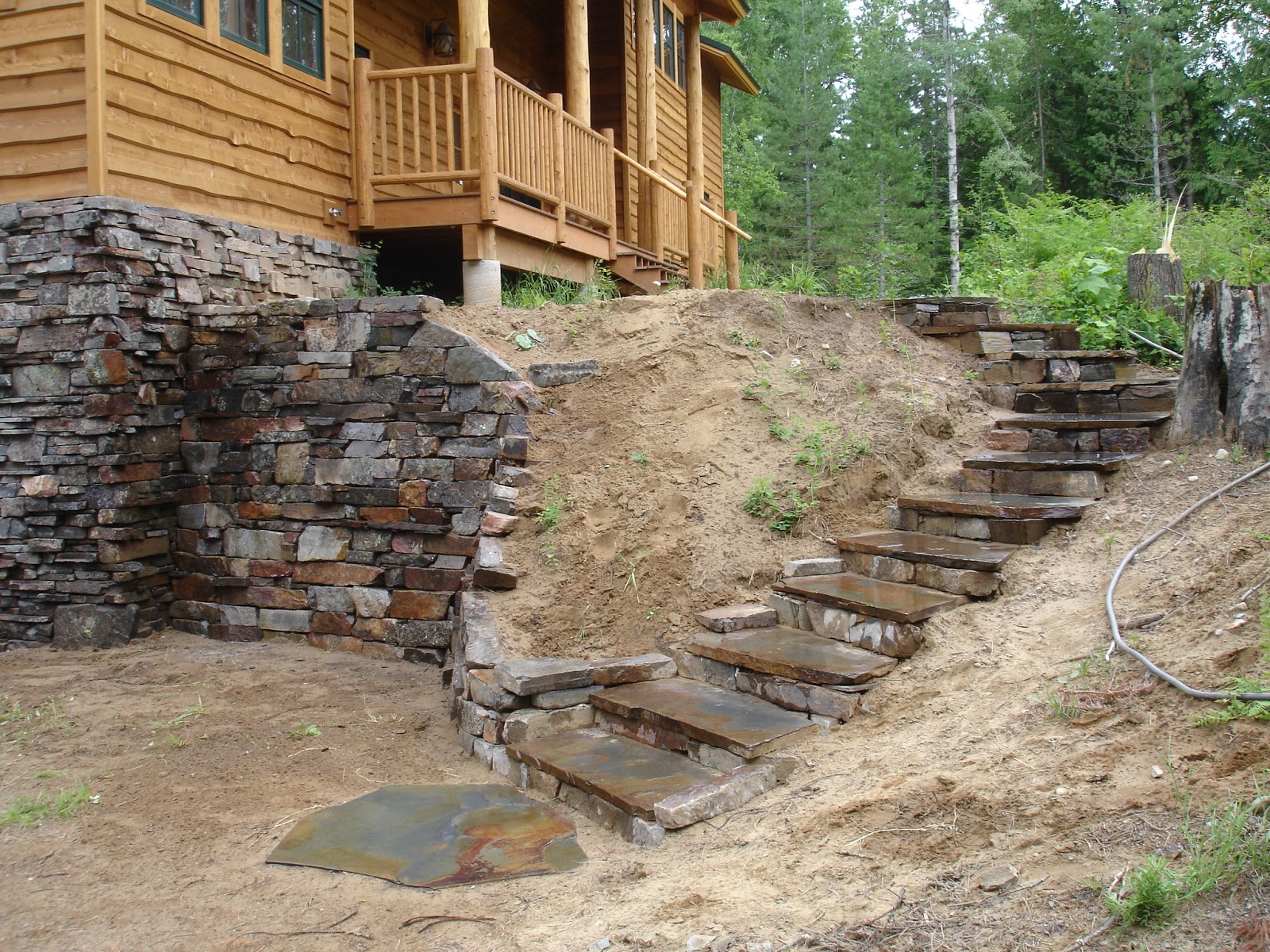 Keystone Masonry: STONE STAIRS