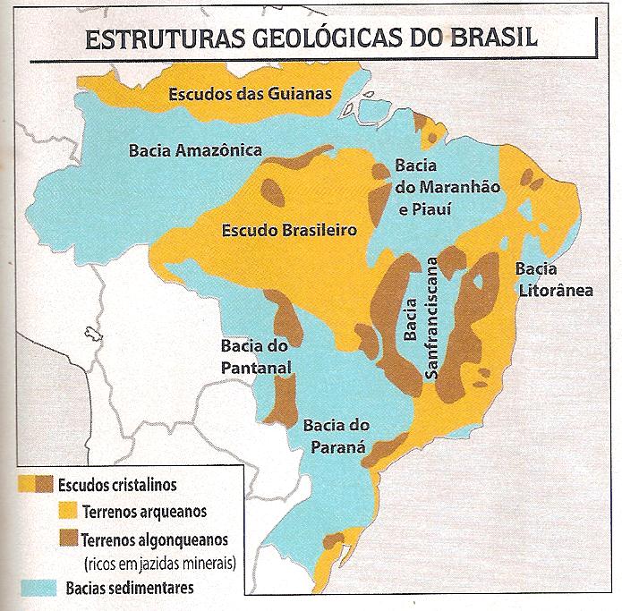 Geografia é vida, é transdisciplinaridade, é saber!: Estrutura Geológica