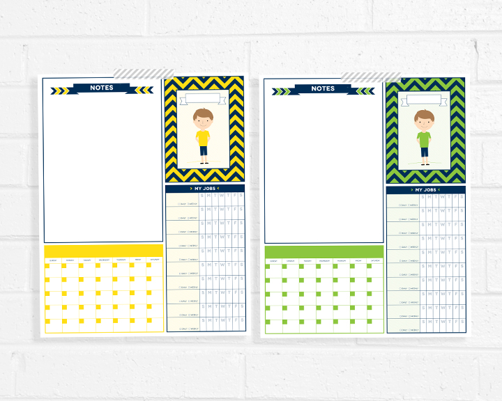 Kimberly Church: Kids Organizational Boards