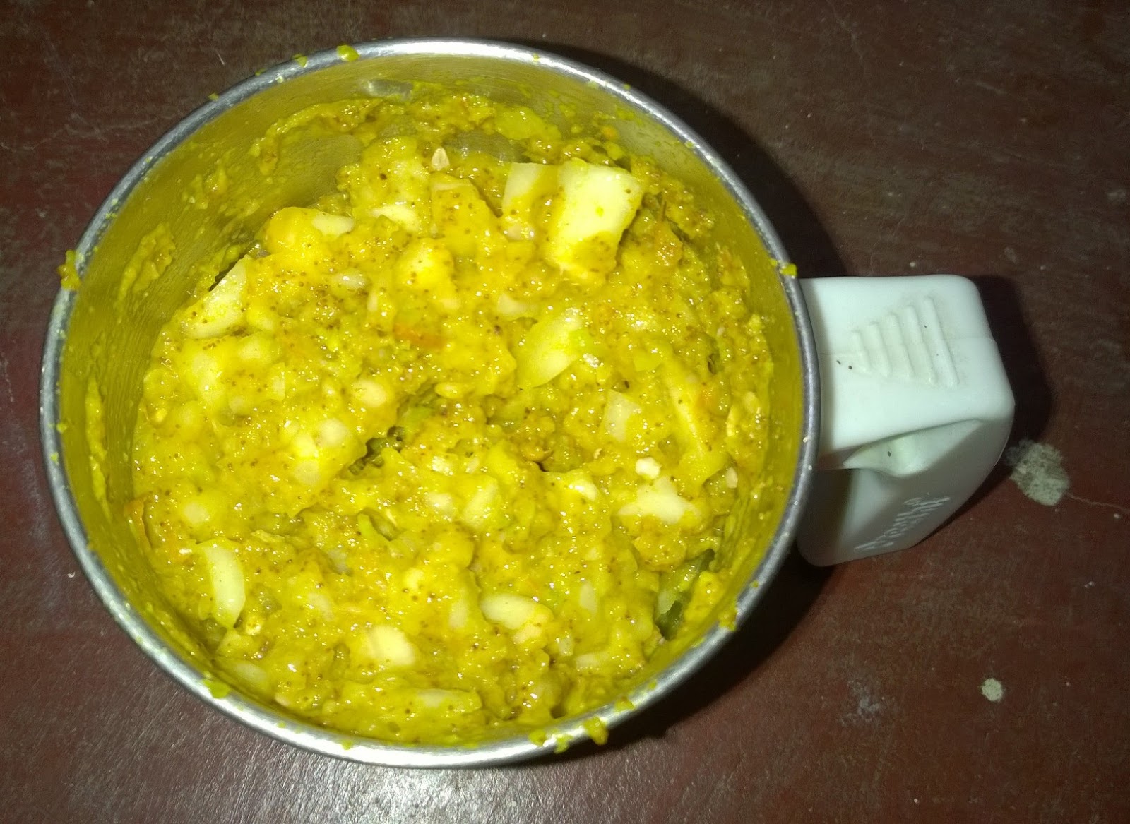 Dosakaya Chutney / Yellow Cucumber Chutney
