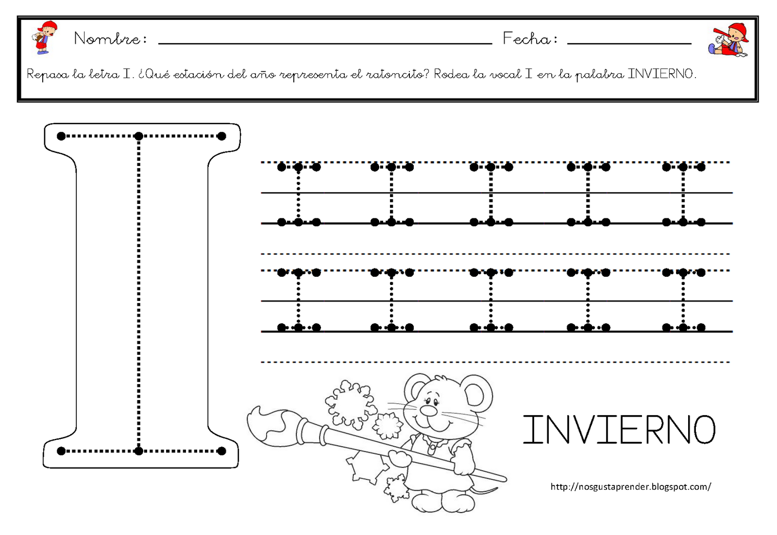 Educación Infantil: LA VOCAL I