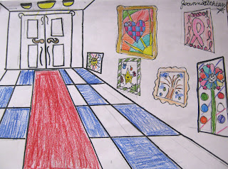 doodles&noodles: 1 Point Perspective Museums