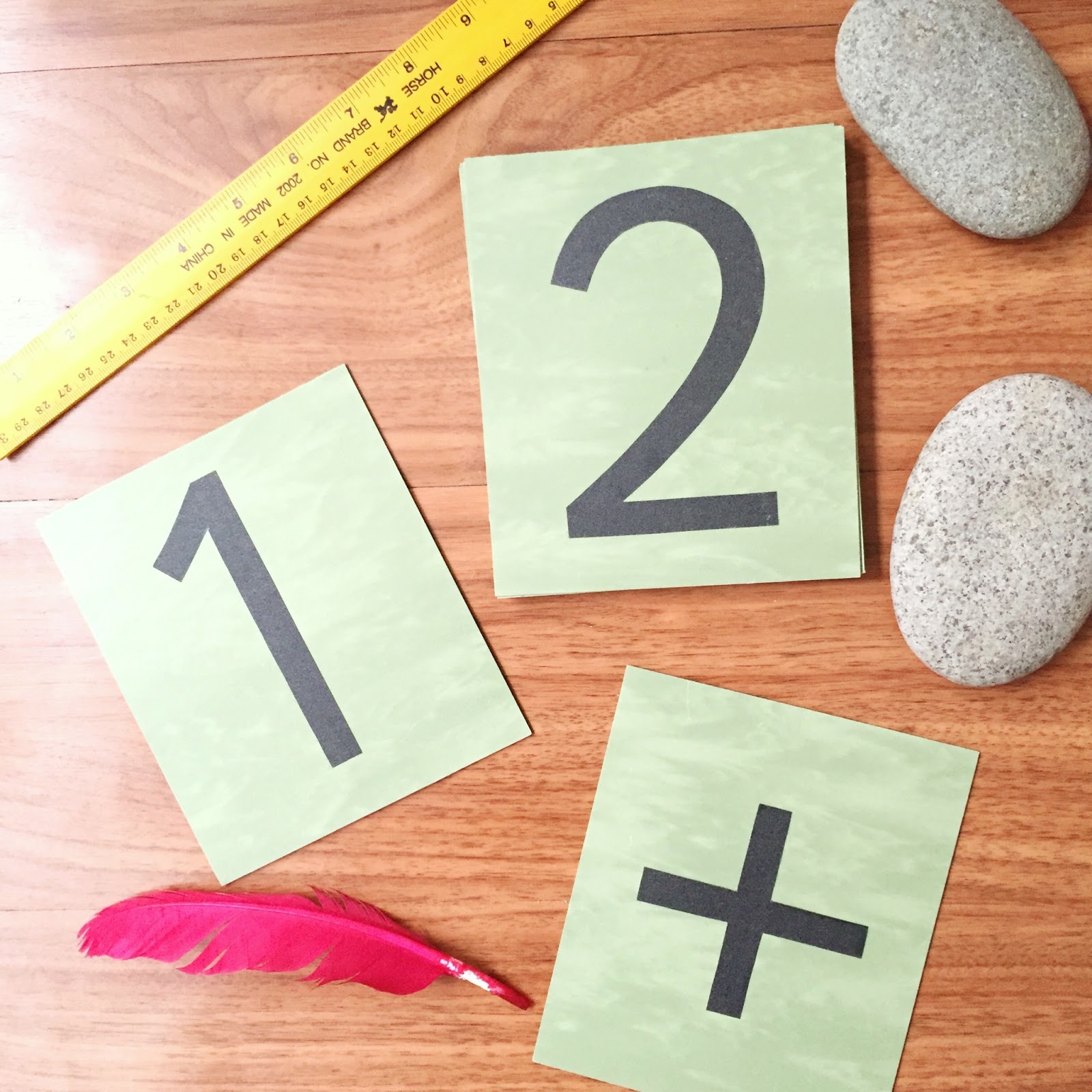 The Life Enthusiastic: Let's Make: DIY Montessori Sandpaper Numbers