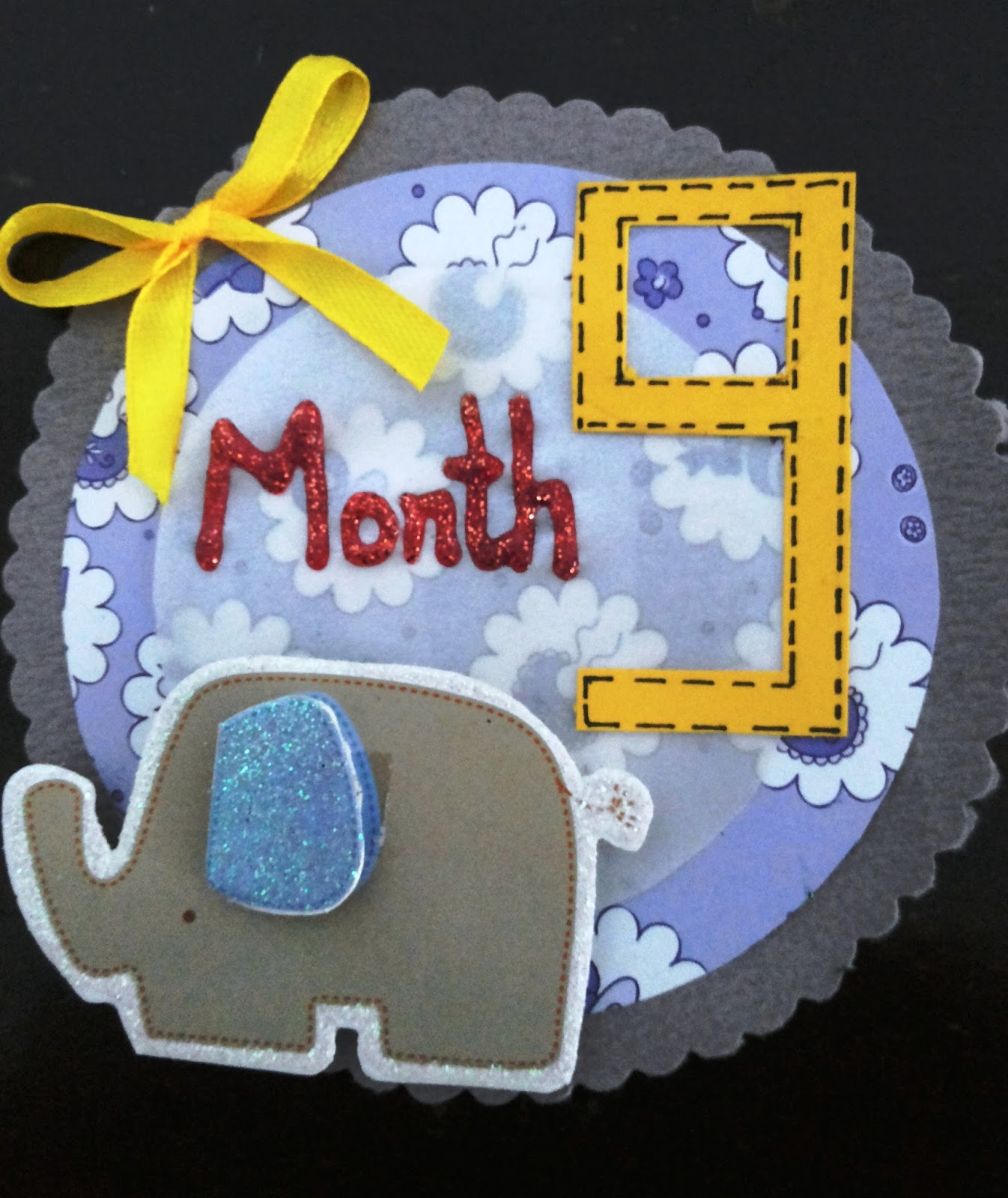 VREnchanted Color, Craft & more....: Baby Onesie Monthly Sticker/ Tags