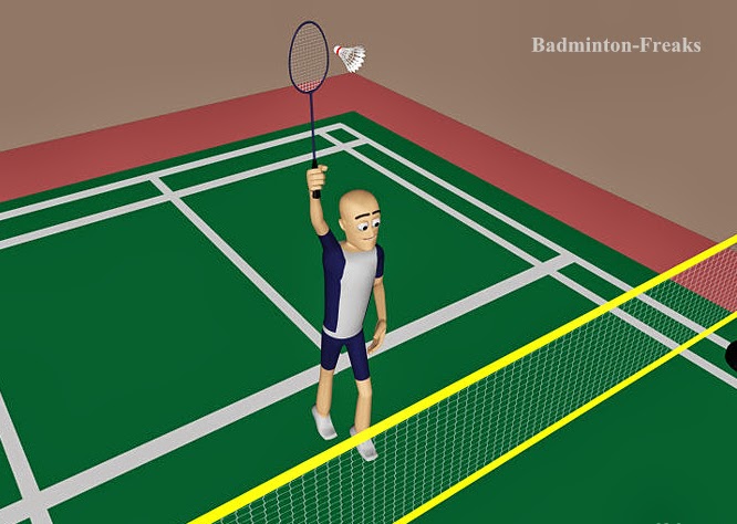 Badminton Freaks: Hit a simple short shot - badminton tips,badminton ...