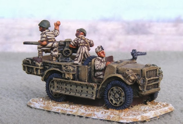 Miniature Soldiers: WWII Italian Auto Sahariana in North Africa, FOW