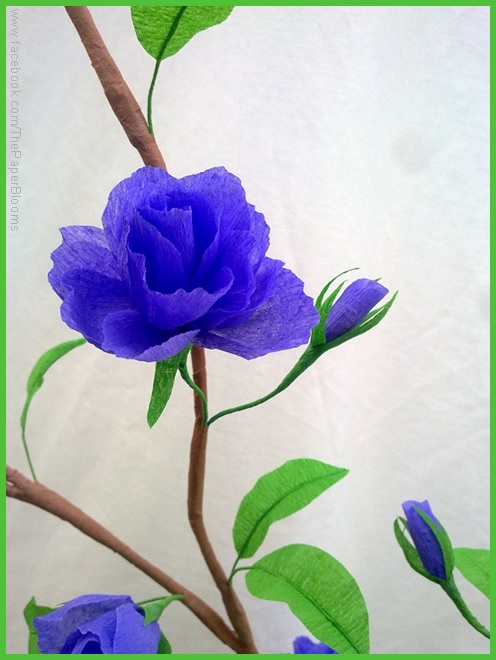 Crafty little Beanut!: Paper flower branch