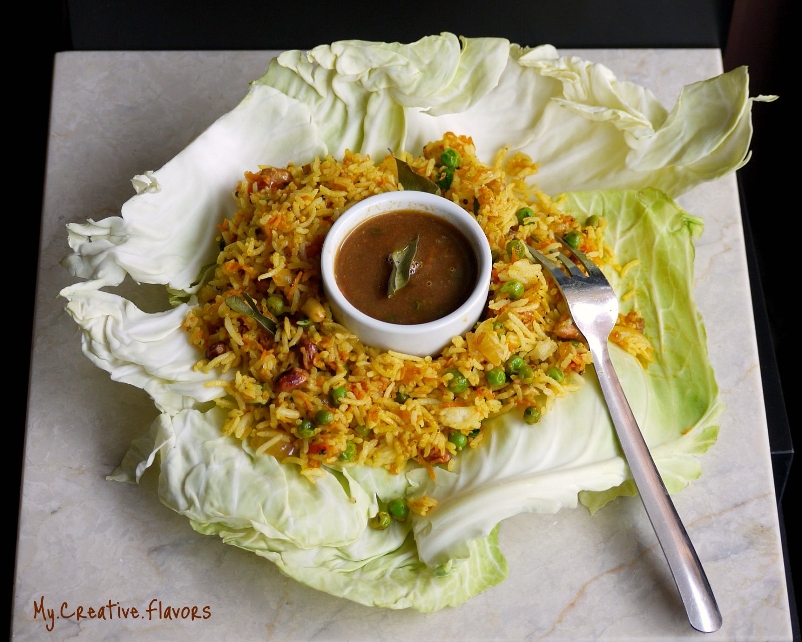 My.Creative.Flavors: Roasted Tomato Rasam & Lemon Rice for a Simple Supper