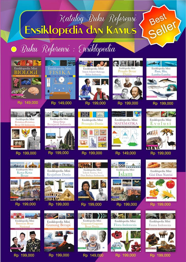 Katalog Buku Referensi : Ensiklopedia dan Kamus - Distributor Buku