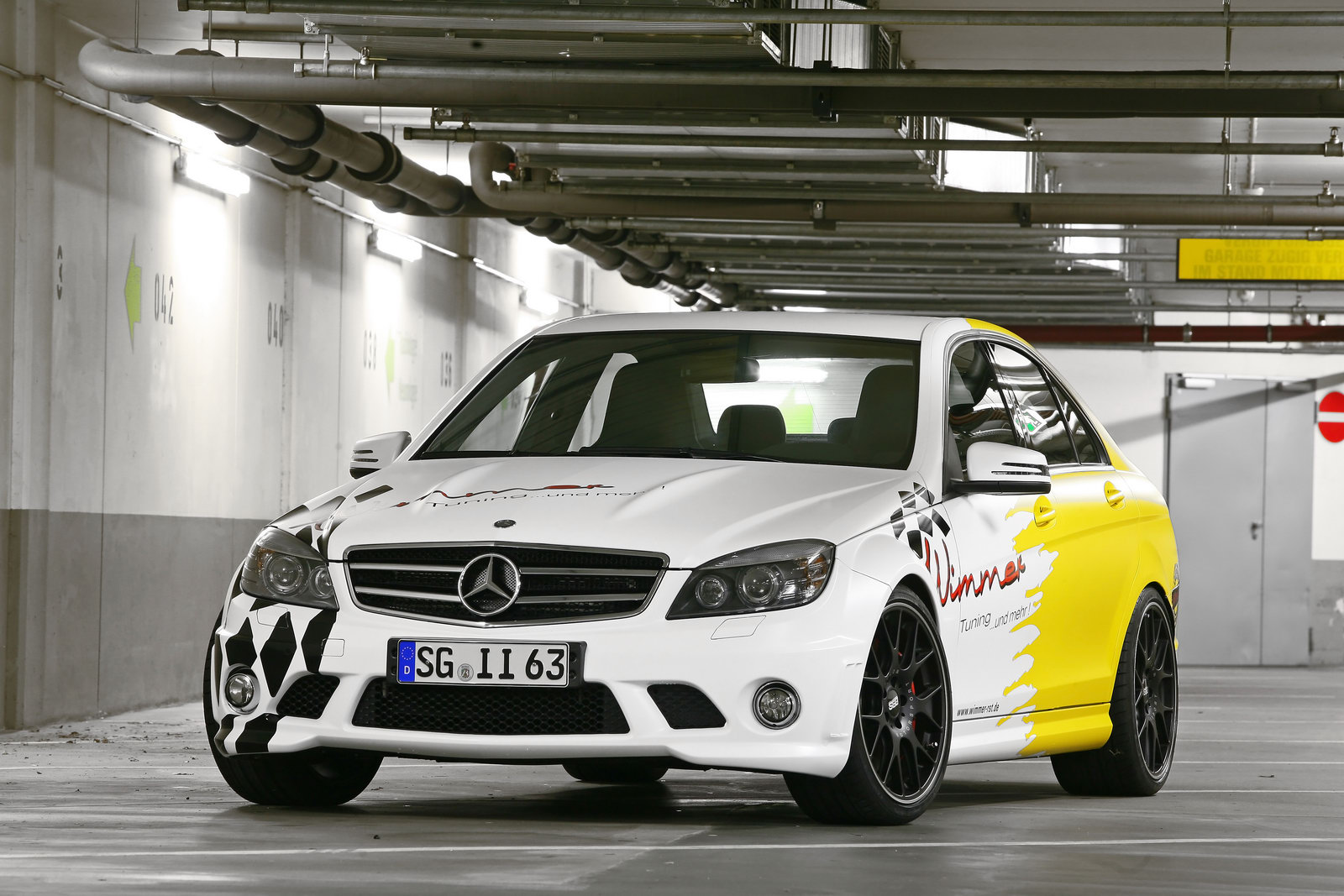 Wimmer RS released the first pictures Mercedes C63 AMG | Car Com