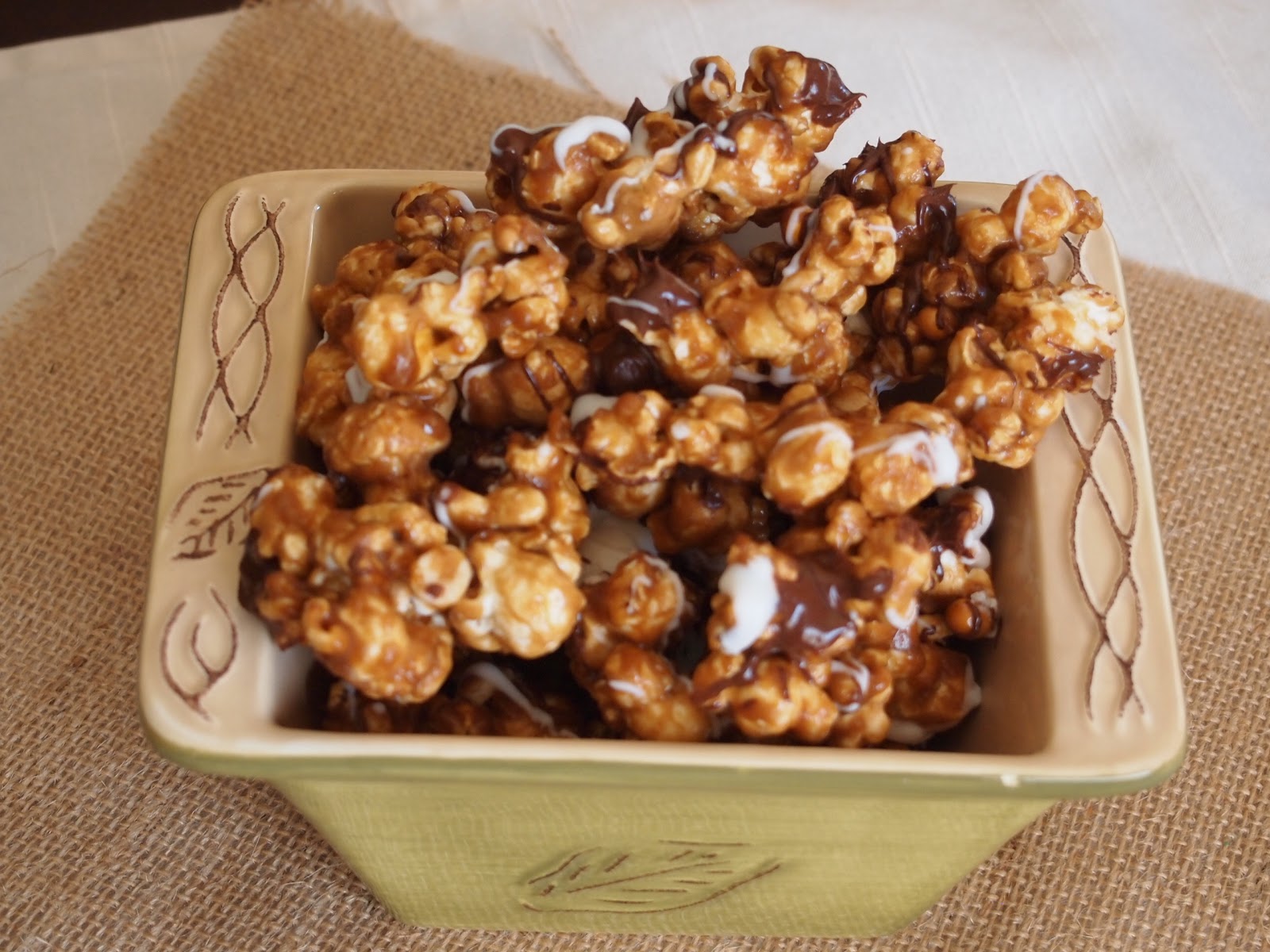 Cracked Up Kitchen: Double Chocolate Peanut Caramel Corn