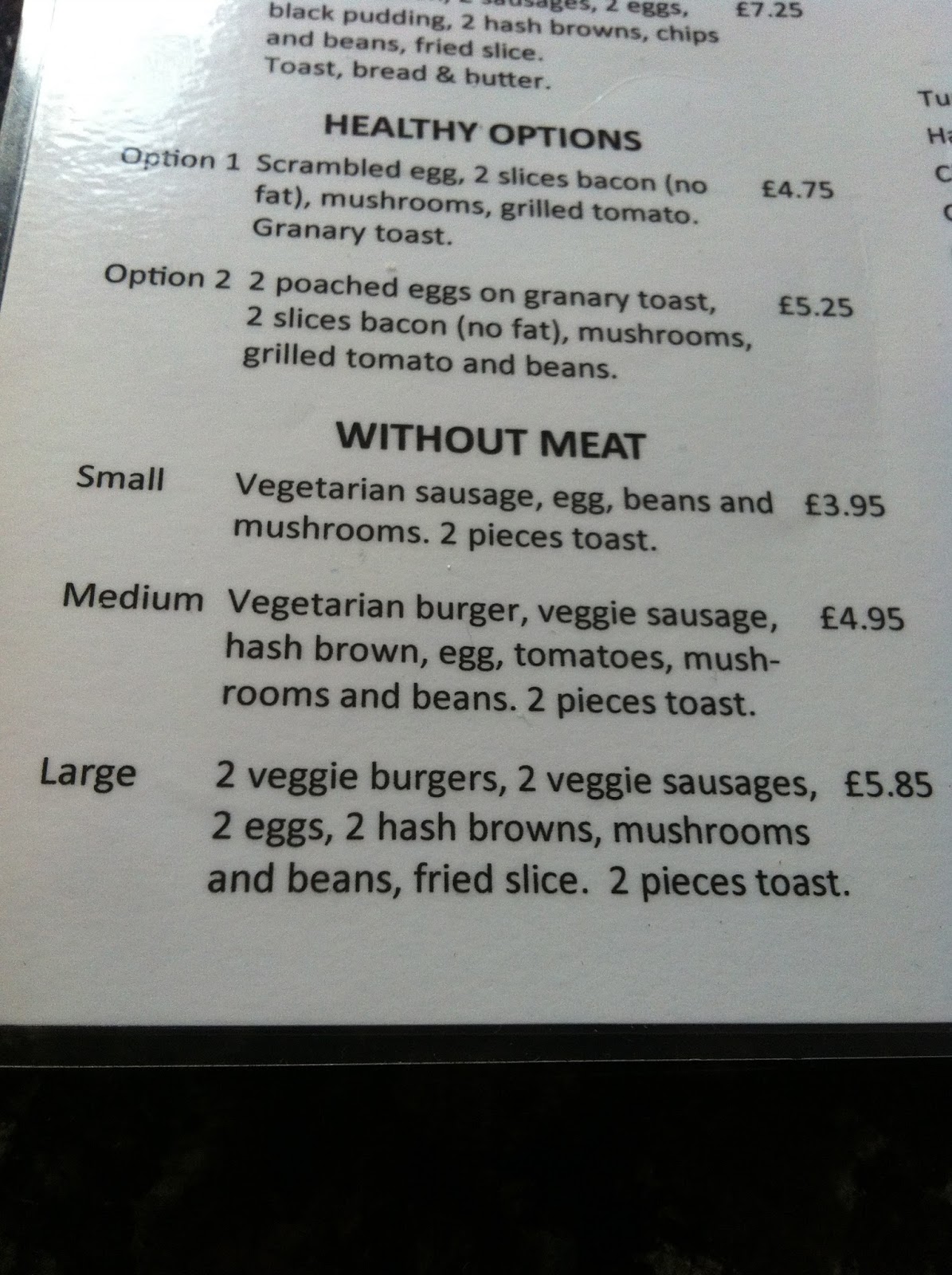 The Fry up Inspector: Hall Road Diner - Norwich