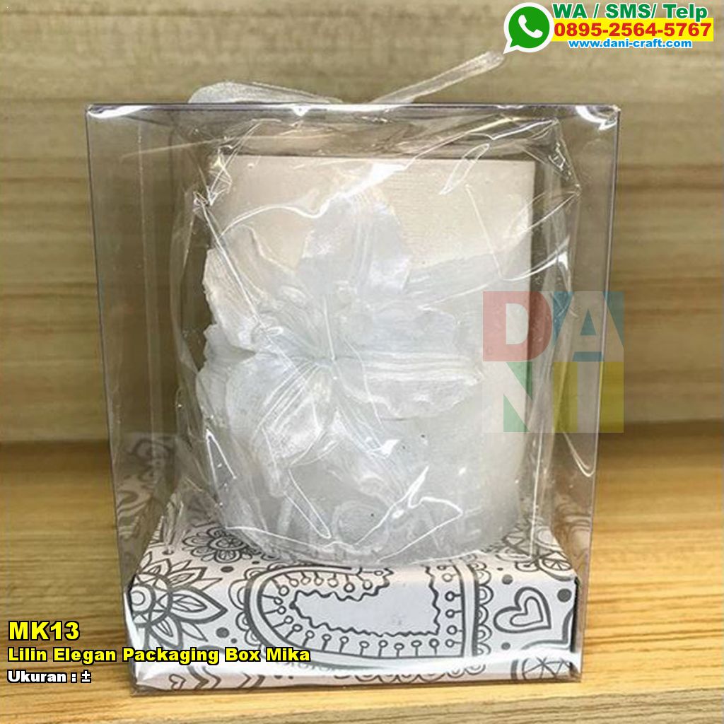 Lilin Elegan Packaging Box Mika | Souvenir Pernikahan