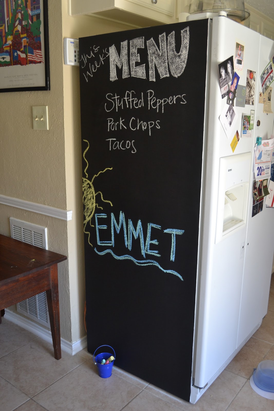 Lava Lava You: Chalkboard Fridge