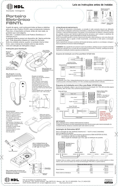 dois modos de instalar o interfone HDL - dicas do instalador