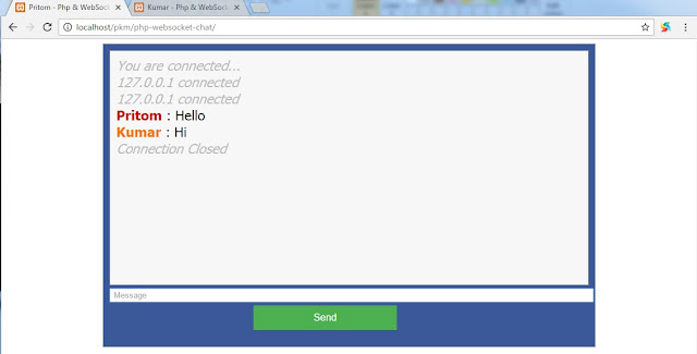 Code Samples: Simple Chat Application Using PHP & WebSocket