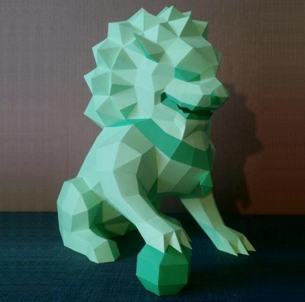 PapercraftZone Br: Lion Guardian - Papercraft - By Gedelgo