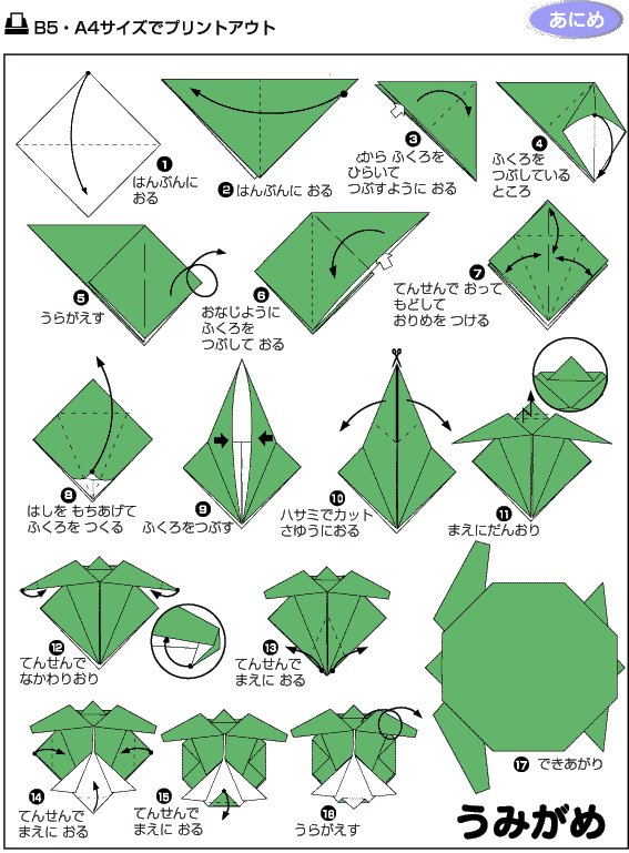 tonytoonid's Blog: jenis lipatan dasar origami