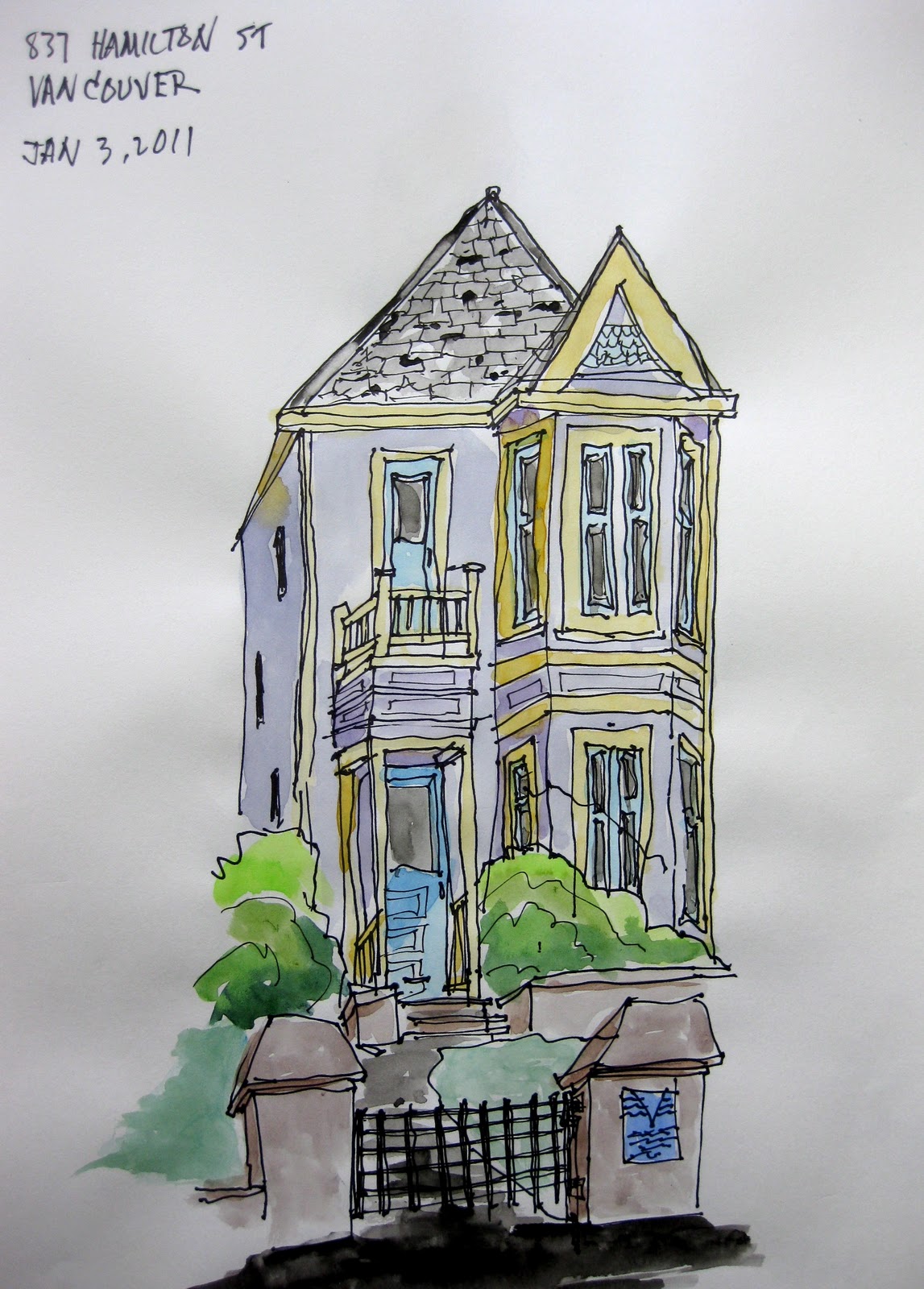 Enjoy Every Day - Enjoy Every Urban Drawing: Heritage House