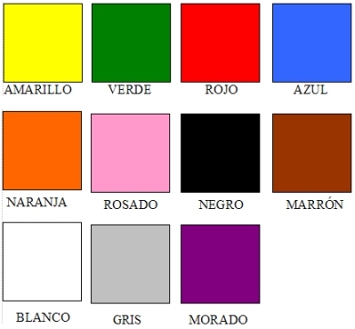 Español Objetivo - Profª Eliete Vanessa Martins Henriques: Los Colores