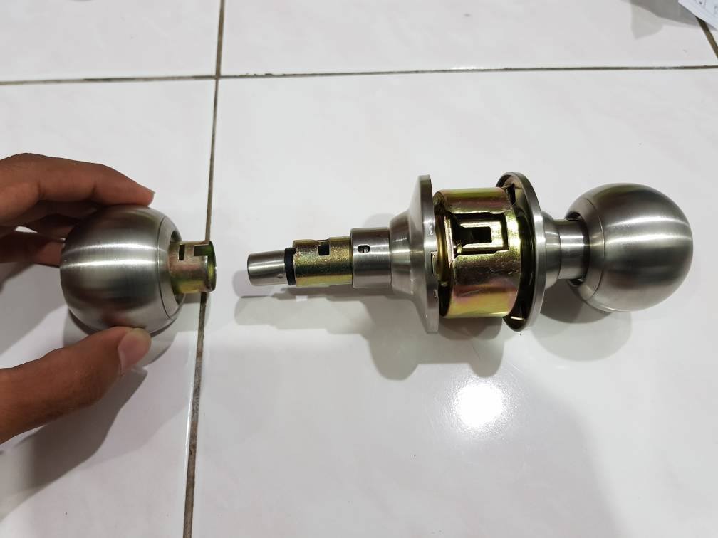Cara, Teknik dan Tutorial Pemasangan Membuka dan Menukar Tombol Pintu ...
