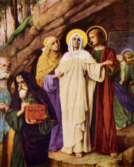 Rosario Tujuh Duka Maria: Duka VII: Yesus dimakamkan