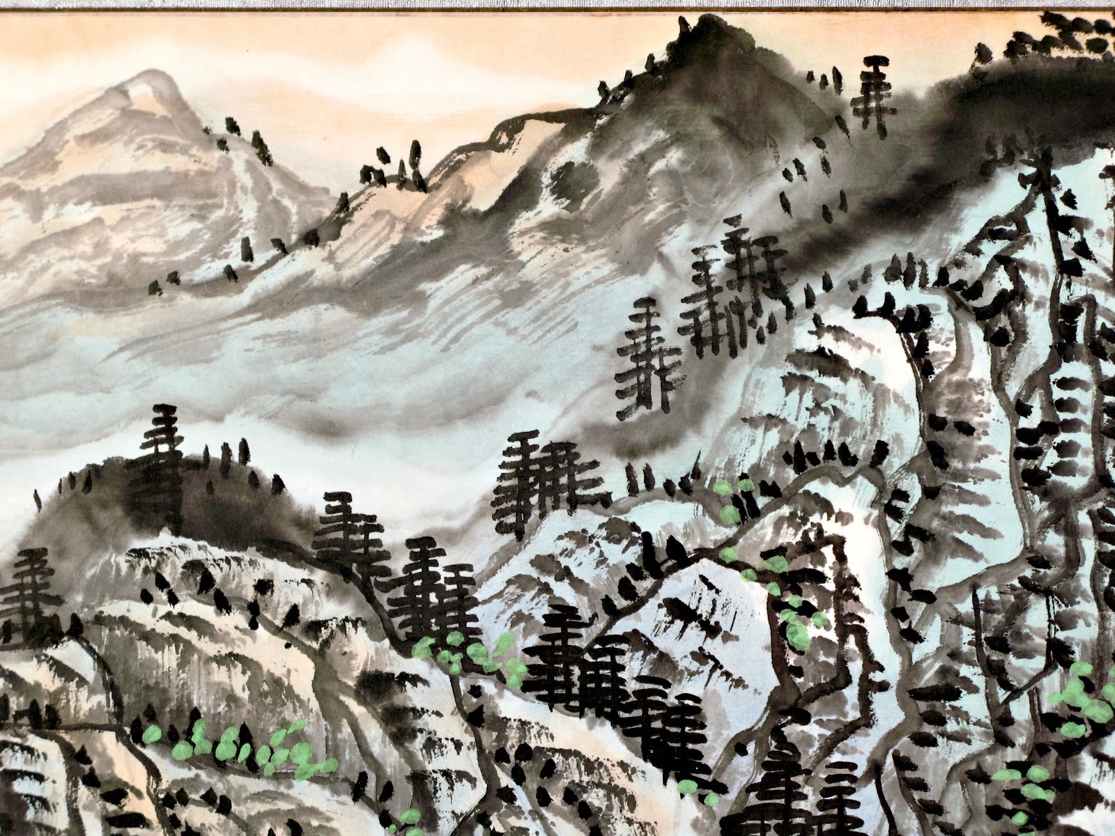 Beautiful Chinese Paintings: Chinese Shan-shui Mountain Landscape Small ...