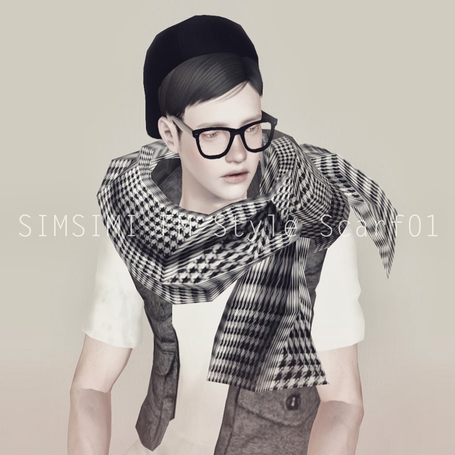 My Sims 3 Blog: Scarf for Males and Females by Simsimi