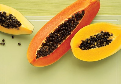 Nelly's recipes: Papaya cu iaurt si fructe - mic dejun Hawaiian