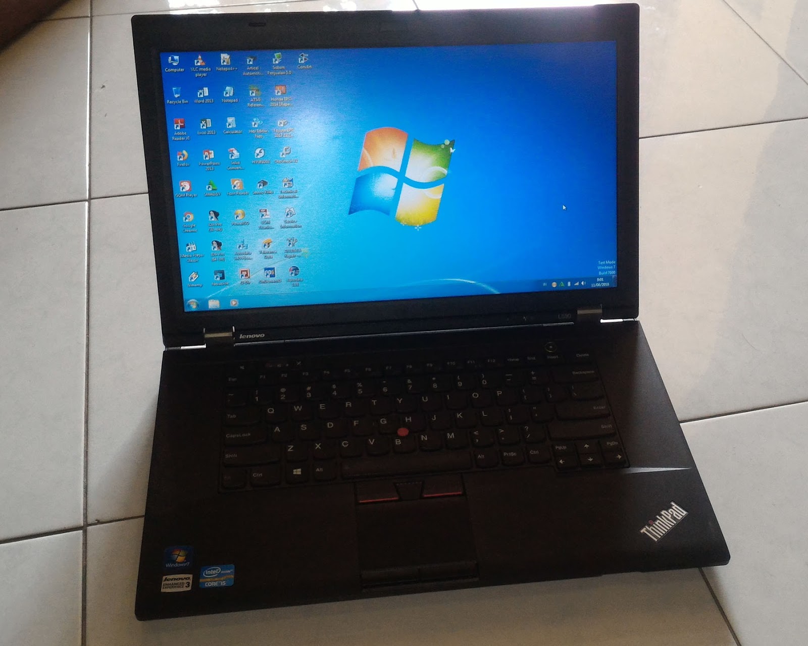 Laptop Lenovo L530 L 530 ThinkPad i5 Dual Boot Android dan Windows ...