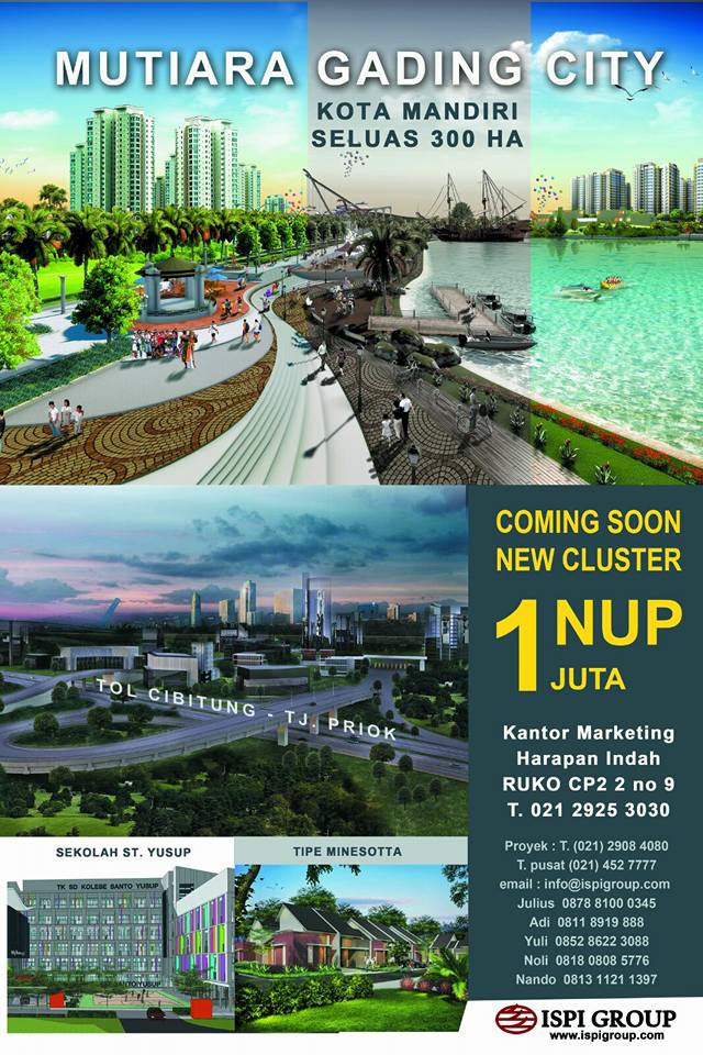 New Cluster London di Mutiara Gading City | Mutiara Gading City