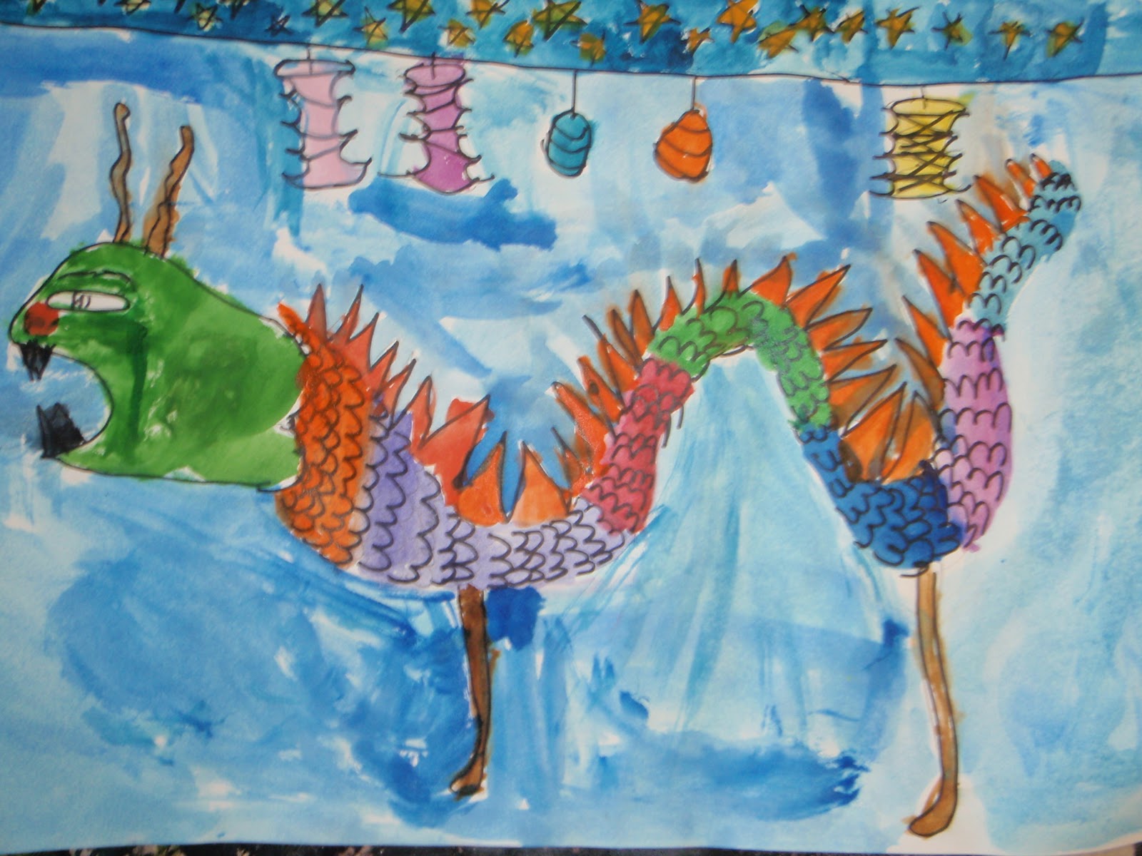 Fayston Elementary Art: Happy Chinese New Year- Year of the Dragon!